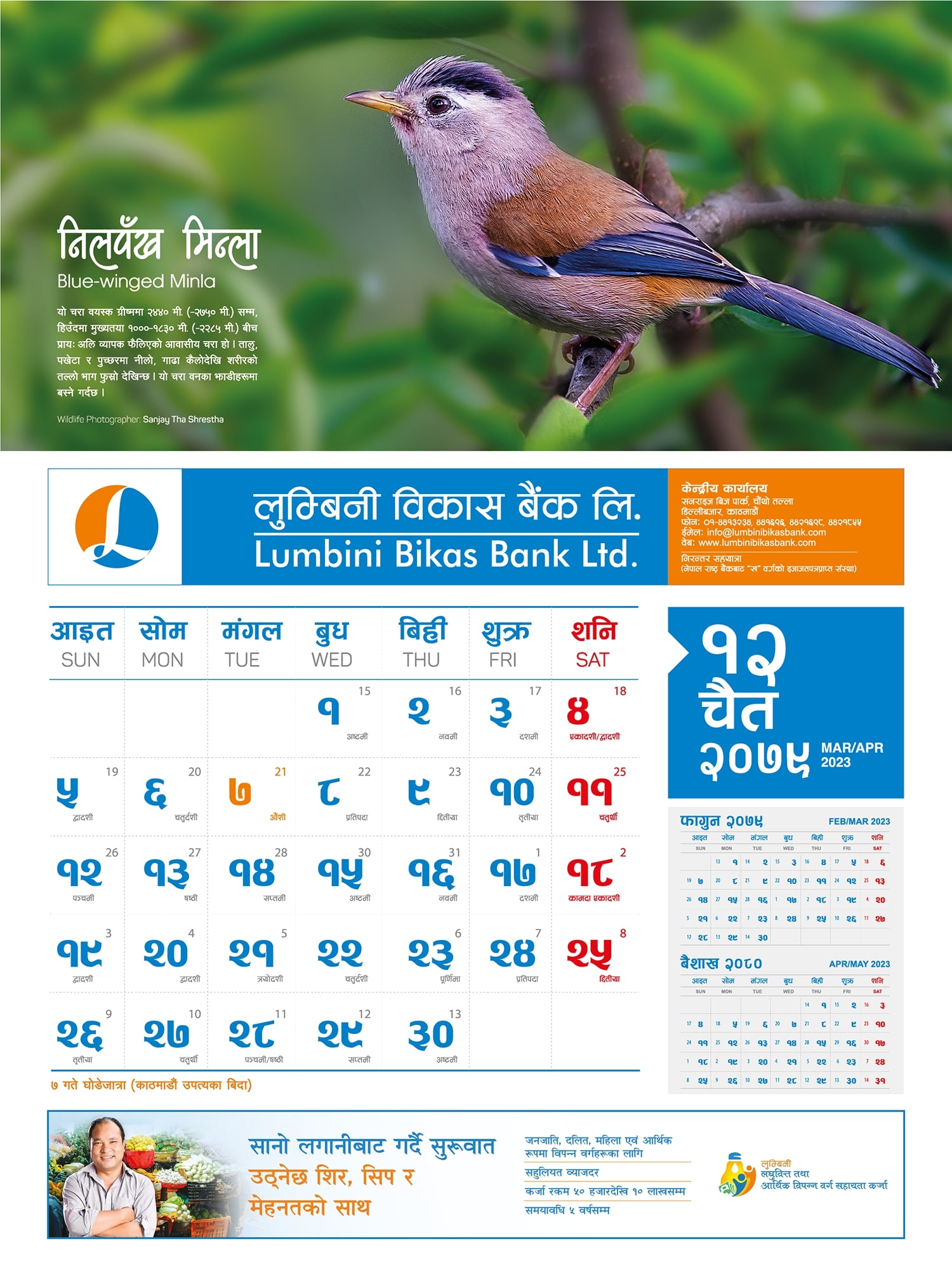 LBBL Online Services | Calendar 2079